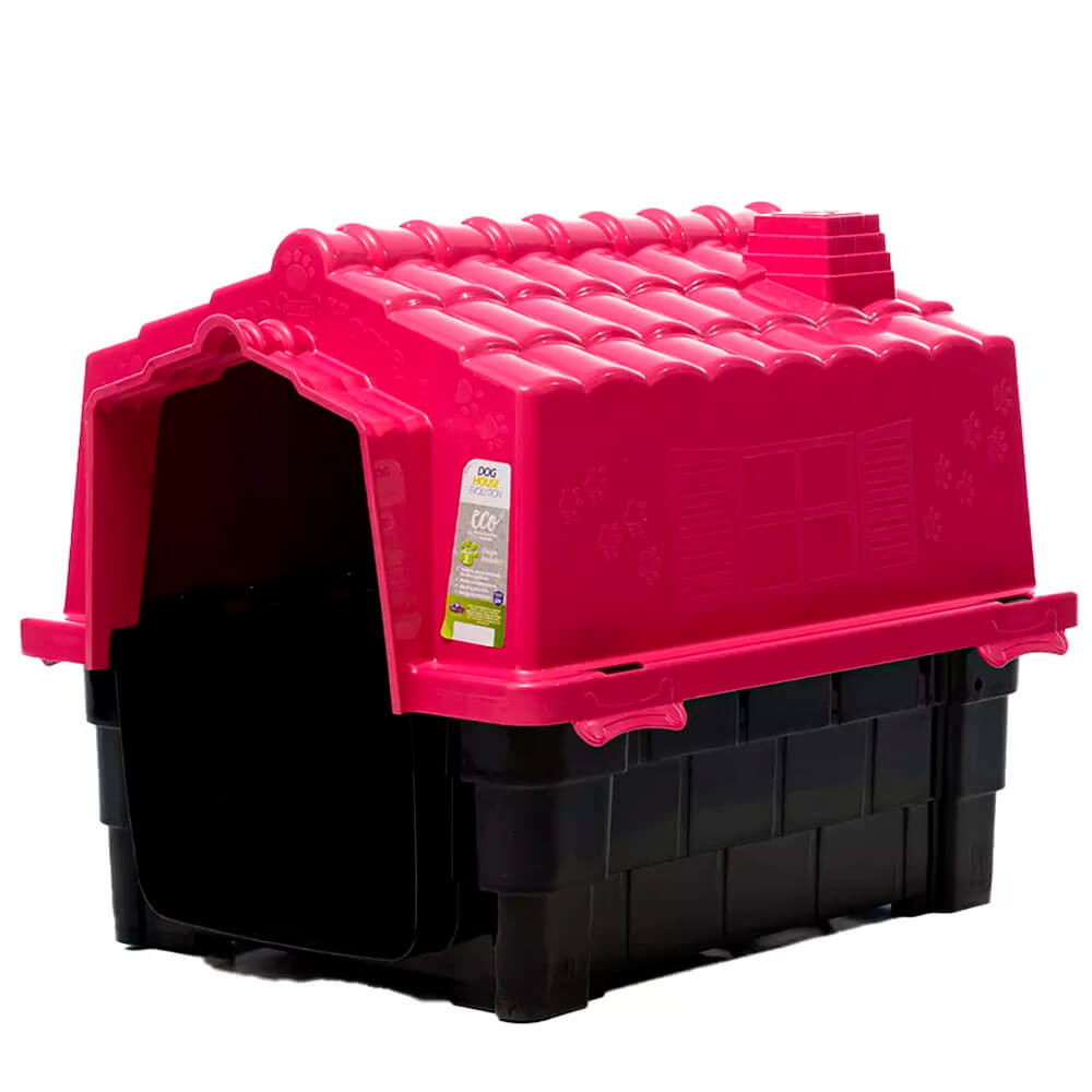 Casa Eco Colors Dog House Evolution Rosa - N05